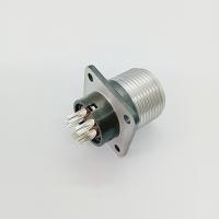 China P20J9A 5 Pin Circular Aviation Male Plug with Threaded Welding and 1500V Withstand Voltage for sale