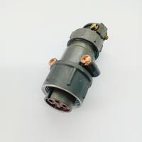 China P20K9AQ 5 Pin Circular Aviation Female Socket Threaded Welding Connector with Gold-Plated Contacts for sale