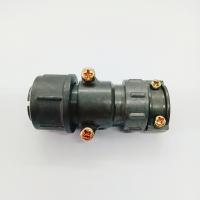 China P20K9AQ 5 Pin Circular Aviation Female Socket Threaded Welding Connector with Gold-Plated Contacts for sale