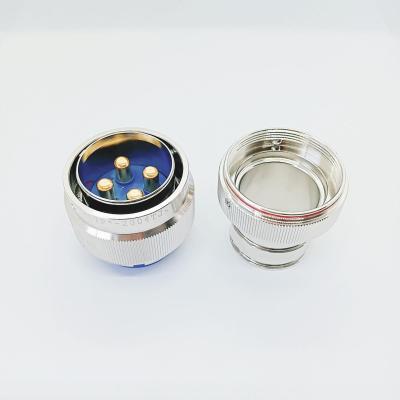 China Y17P Series Shielding Shell Connector Y17P*‑2004TJ5 4 Pin Male Plug Bayonet Circular Plug Connector for sale