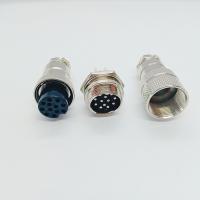 China GX20 Series Circular Connector 12 Pin Male Plug PCB Connector GX20-12P Zinc Alloy Shell Connector for sale