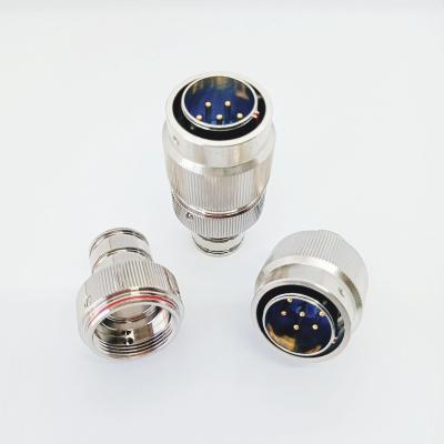 China Circular Aviation Plug Y17 Series Y17P*-1207TJ5 Connector  7 Pin Male Plug Connector for sale