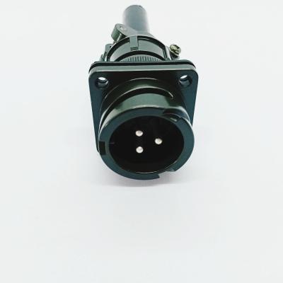 China Circular Aviation Connector CA3100A-16-10P With CA3057-16 Cable Clamp VG95234 3 Pin Bayonet Connector for sale