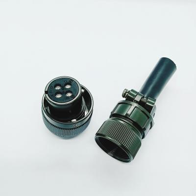China VG95234 Series Aviation Connector With CA3057-18 Cable Clamp 4 Pin Bayonet Plug Circular Connector for sale