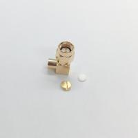 China SMA-JWB3 DC-6GHz Gold Plated Brass Right Angle SMA Connector for RF Coaxial Applications for sale
