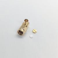 China SMA-JWB3 DC-6GHz Gold Plated Brass Right Angle SMA Connector for RF Coaxial Applications for sale