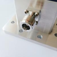 China Right Angle Waveguide To Coax Adapter With N-Female Connector For 3.94~5.99GHz C-band Applications for sale