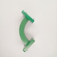 China Aluminum Alloy Double Ridge Waveguide Bend with 50 OHM Impedance and 1.15MAX VSWR for Microwave Applications for sale