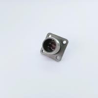 China Circular Aviation Plug Connector 2PM14J4Z2 4 Pin Flange Panel Mount Male Connector for sale