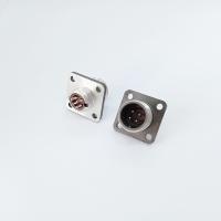 China Circular Aviation Plug Connector 2PM14J4Z2 4 Pin Flange Panel Mount Male Connector for sale