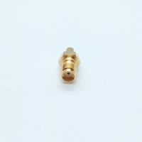 China RF Adapter DC-6GHz Gold Plated Brass MMCX Female To SMA Female Adapter MMCX/SMA-KK for sale