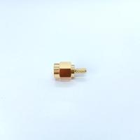 China SMA Male Connector Gold-Plated Brass DC-6GHz 50Ω RF Connector for RG316 Cable for sale
