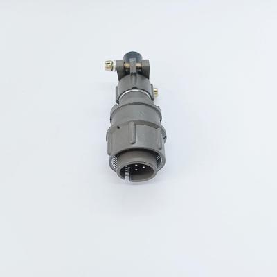 China 2PM18J7QB2 7 Pin Male Straight Unshielded Cable Plug 2PM Series Russian Standard Circular Connector for sale