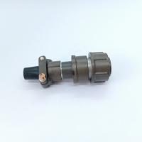 China Circular Connector 2PM Series 2PM18K7QB2 7 Pin Straight Female Cable Plug Thread Lock Solder Type for sale