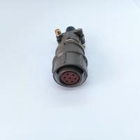 China Circular Connector 2PM Series 2PM18K7QB2 7 Pin Straight Female Cable Plug Thread Lock Solder Type for sale