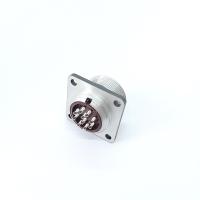 China 2PM22K10Z2 10Pin Female Flange Panel Socket 2PM Series Circular Electrical Connector Thread Lock Industrial Connector for sale