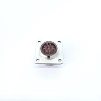 China 2PM22K10Z2 10Pin Female Flange Panel Socket 2PM Series Circular Electrical Connector Thread Lock Industrial Connector for sale