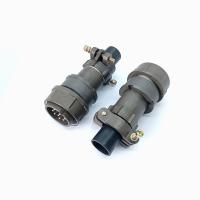 China Russian Standard 2PM24J10QB2 10 Contacts Circular Aviation Connector 2PM-24J10QB2 Male Cable Plug for sale