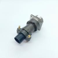 China 2PM24K10ZB2 10 Pin Female Socket Flange Mount Circular Electrical Connector for sale