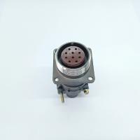 China 2PM24K10ZB2 10 Pin Female Socket Flange Mount Circular Electrical Connector for sale