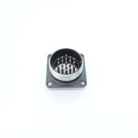 China 2PM27J19Z2 19 Pin Male 4 Hole Flange Panel Mount Circular Connector for sale