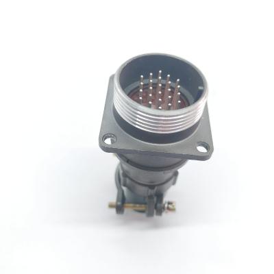China 2PM Series 2PM27J24ZB2 24 Pin Male Panel Mount Aviation Plug Circular Connector for sale