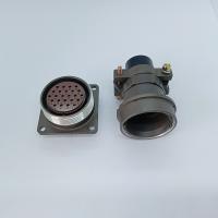 China 24 Pin Female Flange Panel Receptacle 2PM Circular Connector Russian Standard Connector for Industrial Control for sale