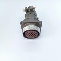 China 24 Pin Female Flange Panel Receptacle 2PM Circular Connector Russian Standard Connector for Industrial Control for sale