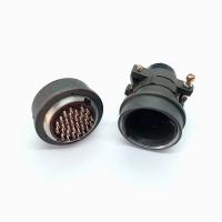 China 32 Pin Straight Female Cable Plug 2PM Circular Connector Russian Standard Connector with 500 Cycles Mechanical Lifespan for sale