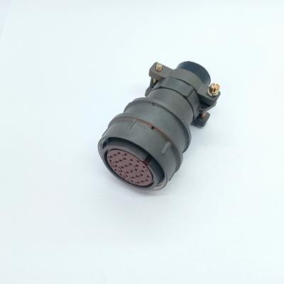 China 32 Pin Straight Female Cable Plug 2PM Circular Connector Russian Standard Connector with 500 Cycles Mechanical Lifespan for sale