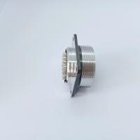 China 32 Pin Male Flange Panel Receptacle Russian Connector 2PM Circular Connector with 500 Cycles Mechanical Lifespan for sale