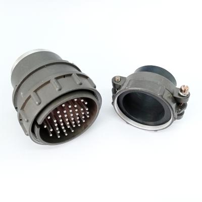 China 45 Pin Straight Male Cable Plug 42 Shell Russian Connector 2PM Circular Connector Russian Standard Connector for sale