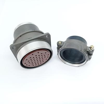 China Russian Standard Threaded Circular Connector 2PM42K45ZB2 45 Pin 2PM Series Female Panel Mount Socket for sale