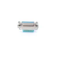 China Right Angle 25 Pin Male J30J Connector Micro Rectangular Connector with 1.27mm Pitch for PCB Mounting for sale