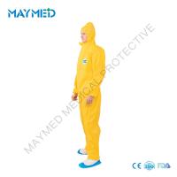 China Chemical Resistant Type3 Disposable Medical Protective Clothing Biological EN14126 for sale