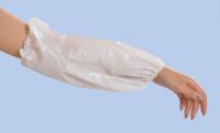 China Disposable Colorful Plastic PE/LDPE Arm Sleeve Protection For Food Industry for sale