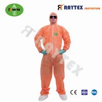 China White Safety Protective Disposable PP Isolation Coverall anti dust overalls for constrution and painting ISO13485 for sale