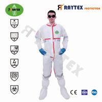 China ISO 13485 Type 4 5 6 Disposable PPE Work Protective Jumpsuit EN14126 for sale