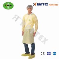 China Non Woven Isolation Gowns PP PE SMS 35-50 Gsm Disposable Surgeon Gown CE ISO13485 for sale