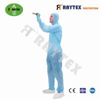 China PP 25-70g PP Isolation Disposable Protective Clothing Zipper Front ISO13485 for sale