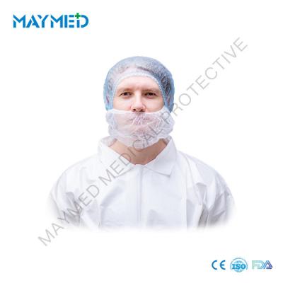 China White Non Woven PP Elastic Loop Disposable Beard Covers Guard for sale