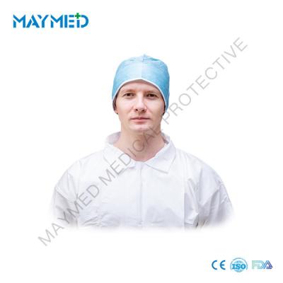 China Doctor Use Protective Disposable Surgical Caps Latex Free from colourful PP and SMS  ISO13485 for sale