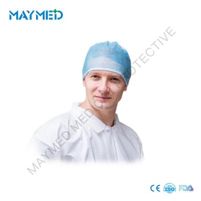 China Elastic PP Nonwoven Doctor Disposable Surgical Caps anti virus ISO13485 for sale