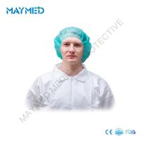 China Nonwoven Non sterile PP Double Elastic Bouffant Disposable Surgical Caps ISO13485/9001 for sale