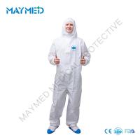 China 65gsm Microporous Disposable Coverall For Hospital for sale