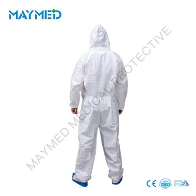 China Full Body Type 5B 6B Disposable Medical Protective Overall against infective agents EN14126 for sale