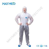 China Disposable PP Nonwoven Coverall Safety Work Wear for sale