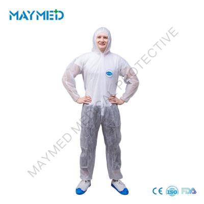 China Disposable PP Nonwoven Coverall Safety Work Wear for sale