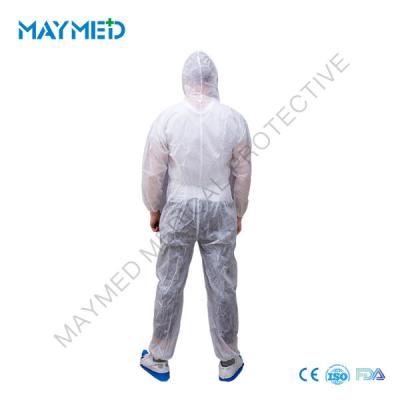 China Single Use Personal Protective PP Disposable Isolation Coverall for sale