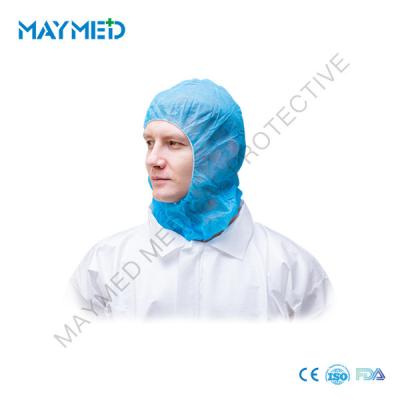 China Face Opening Disposable Surgical Caps PP Nonwoven Hood ISO13485/9001 colorful and anti dust for sale